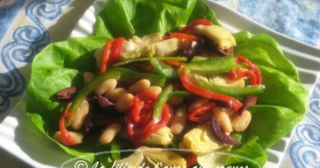 La fille de l'anse aux coques: SALADE D’ARTICHAUTS ET DE HARICOTS BLANCS