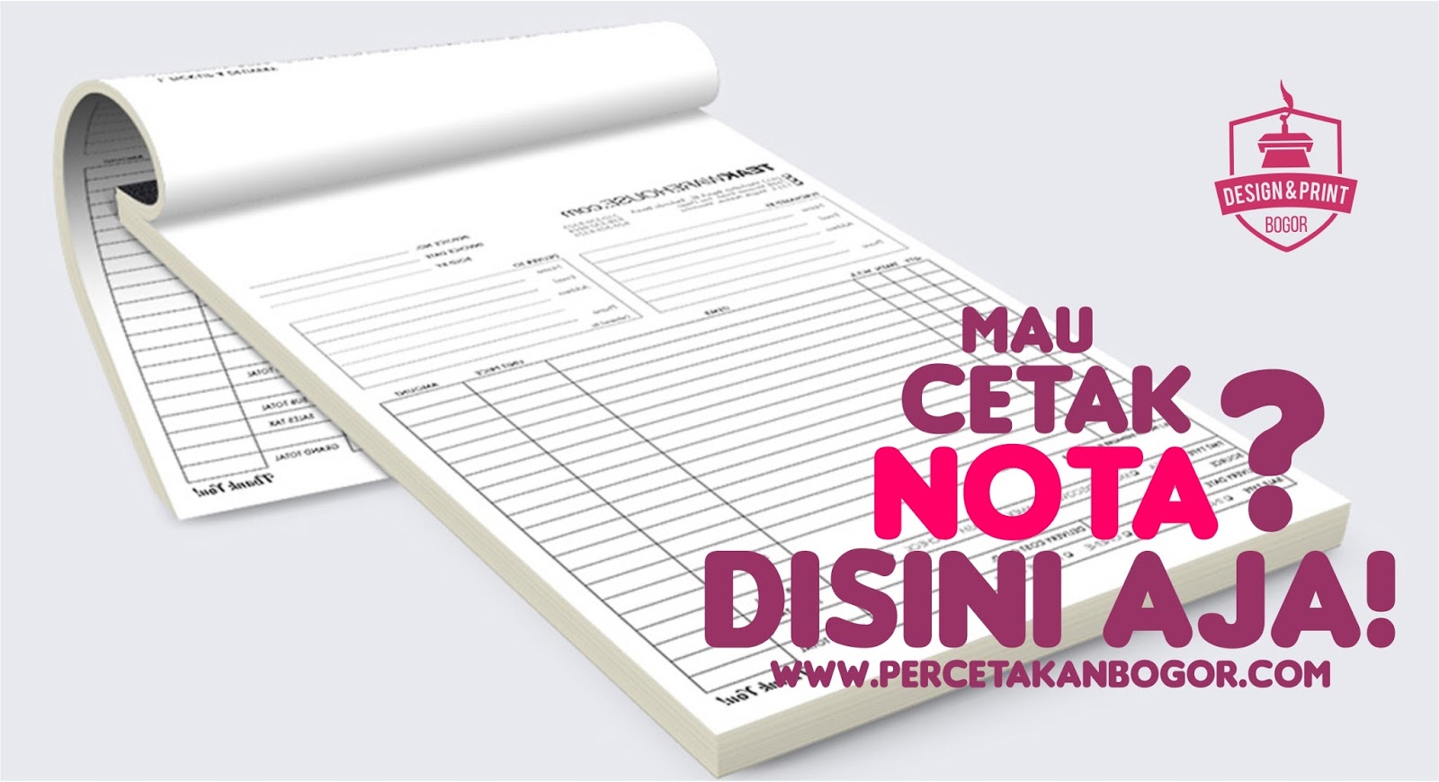 Cetak Nota Murah di Bogor - Percetakan Bogor