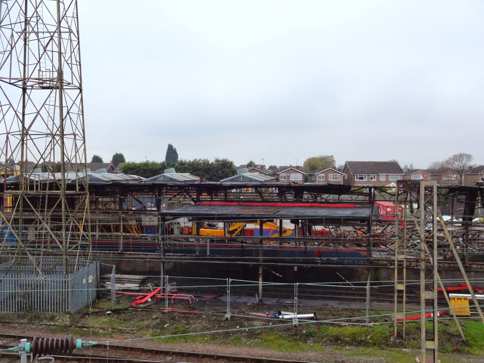 David W My Trains: Bescot TMD Demolition 15/11/2014