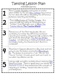 Barrow's Hodgepodge: Tattling