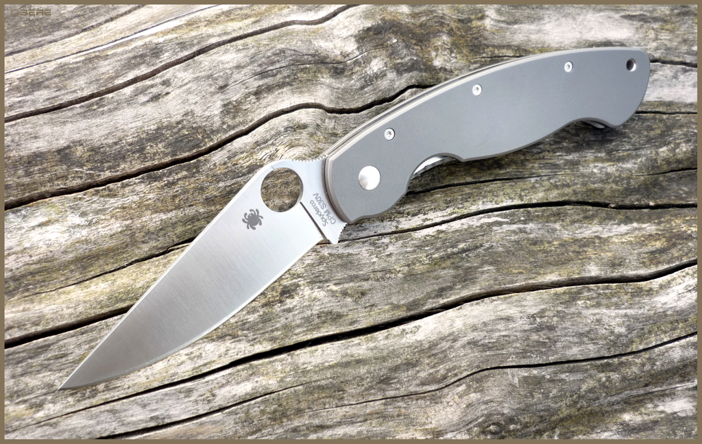 SERE - KNIVES & PHOTOGRAPHY: Spyderco Military Titanium