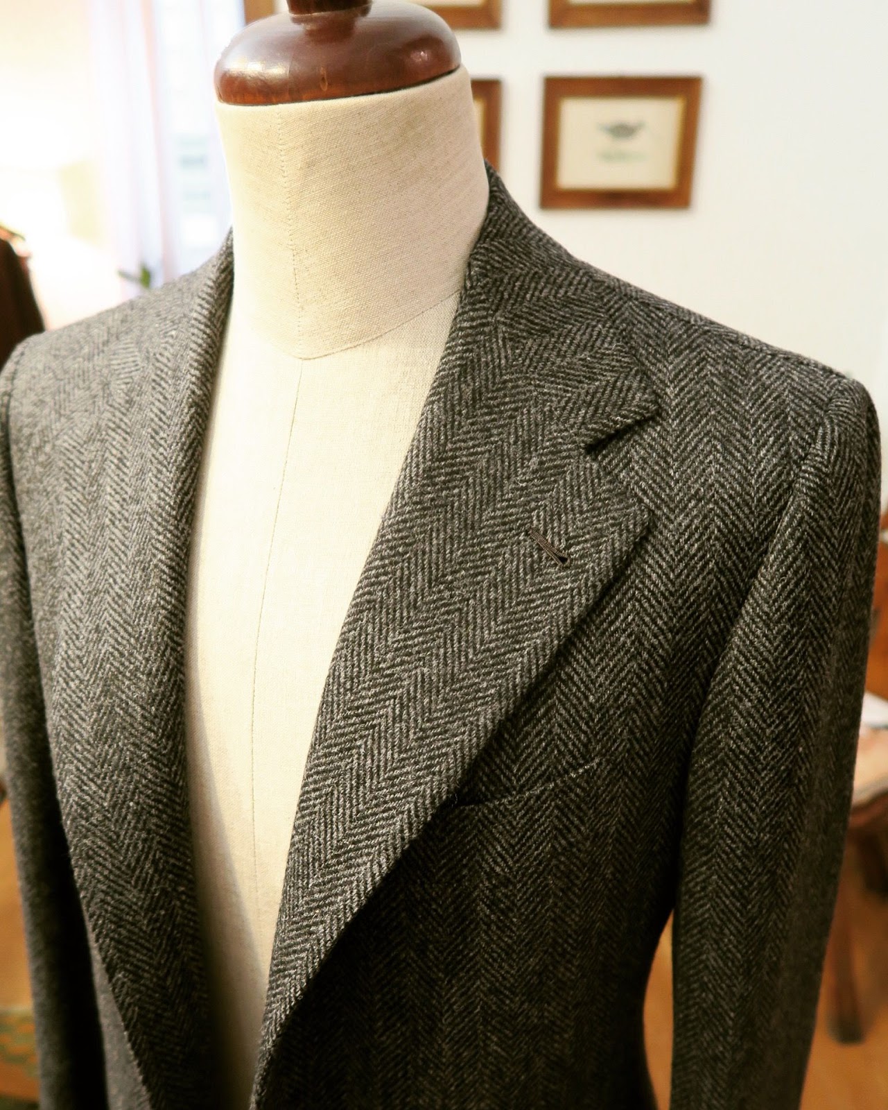 Gray Tweed Jacket ~ sartoria Corcos