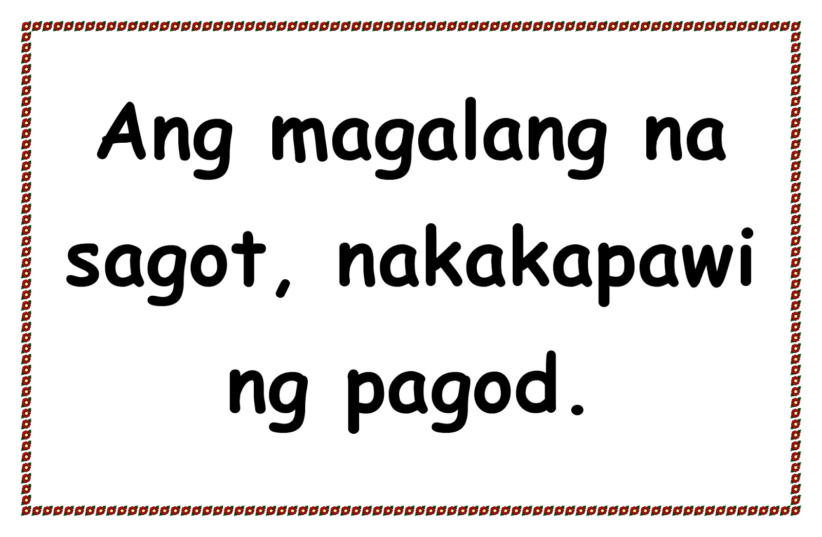 SunBox: Sayings and Salawikain