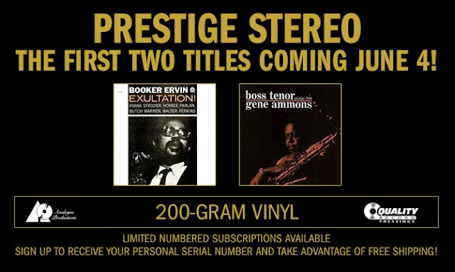 Prestige Records vinyl masterpieces from Acoustic Sounds NEW – M & S ...