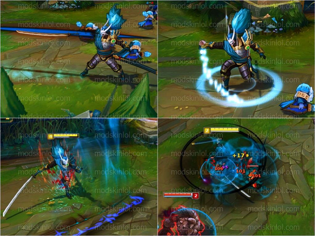 Mod Skin LOL Download Free: Mod Skin Yasuo Blue Moon