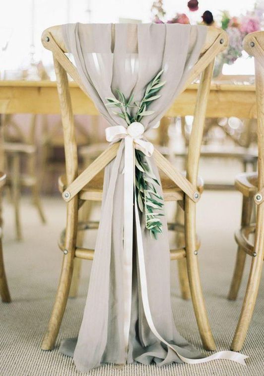postcards and pretties: PRETTY DETAILS | Ribbon wrapped Chairs