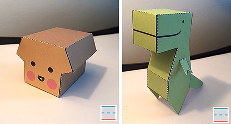 House of the Rising Bun: Loof and Timmy Paper Toys | Paperized Crafts