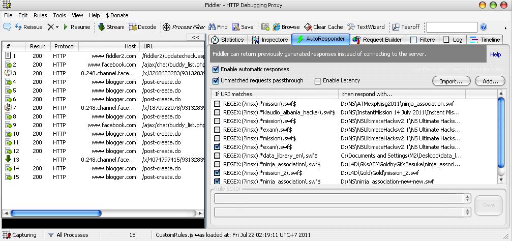 Tutorial Menggunakan Cheat Fiddler Ninja Saga ~ V2G Zone