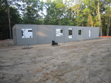 North Carolina Passive House: Band-Board for the main floor installed ...