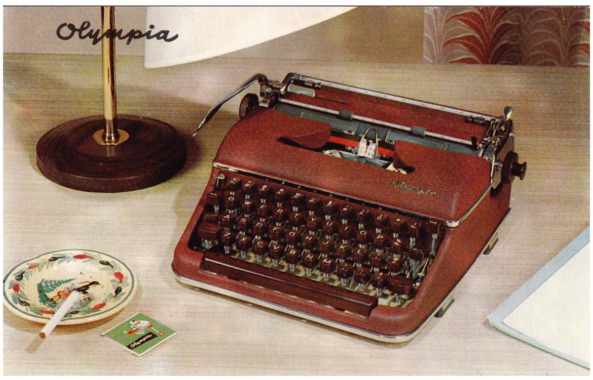 Olympia Typewriter Postcards The Typewriter Revolution