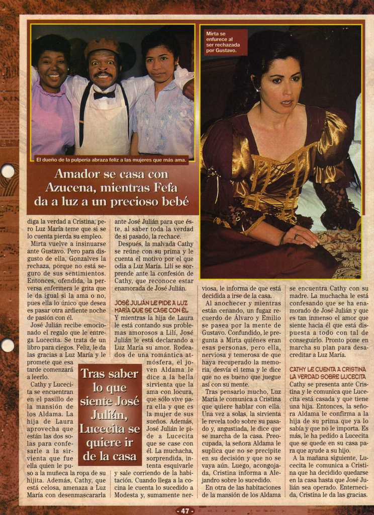 FILMY KOSTIUMOWE: Luz María (TV Serial 1998– )