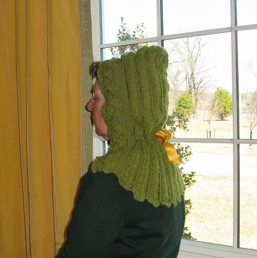 One More Stitch: Lady’s Knitted Hood – Finished!