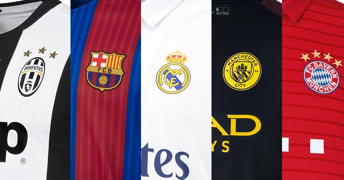 2016-17 Champions League Kits Overview - Now Complete - Footy Headlines