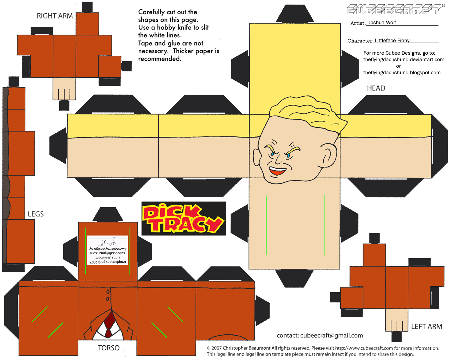 De cubeecraft y algo más: Cubeecraft - Dick Tracy