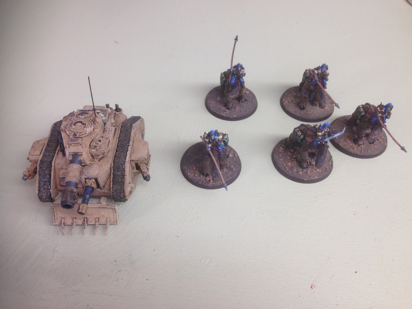 Quendil's World: Tallarn Desert Raiders reinforcements