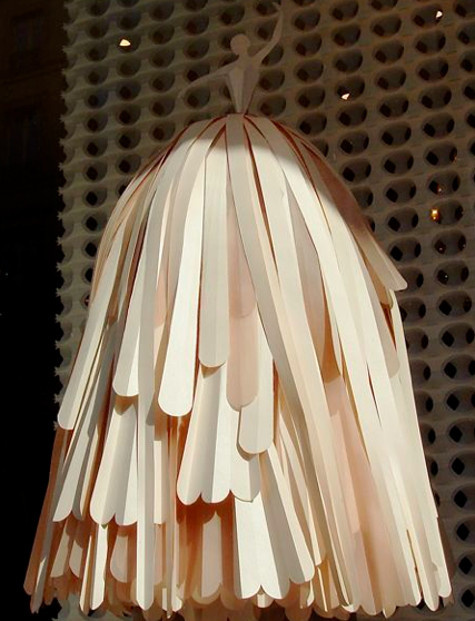 Design context blog: Image - Creating a paper skirt