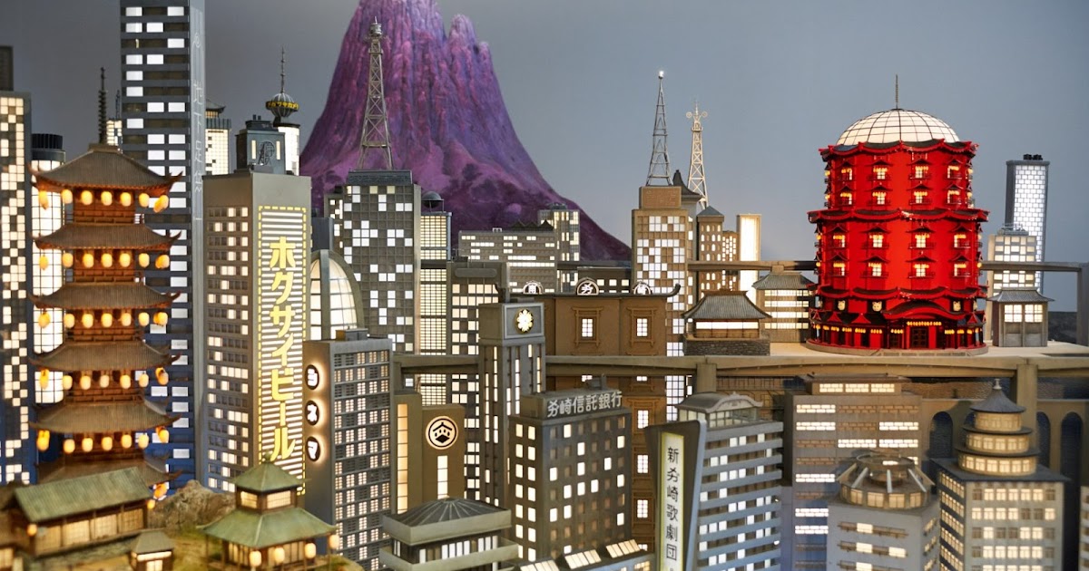 Metabolist architecture - Wes Anderson's Isle of Dogs film sets