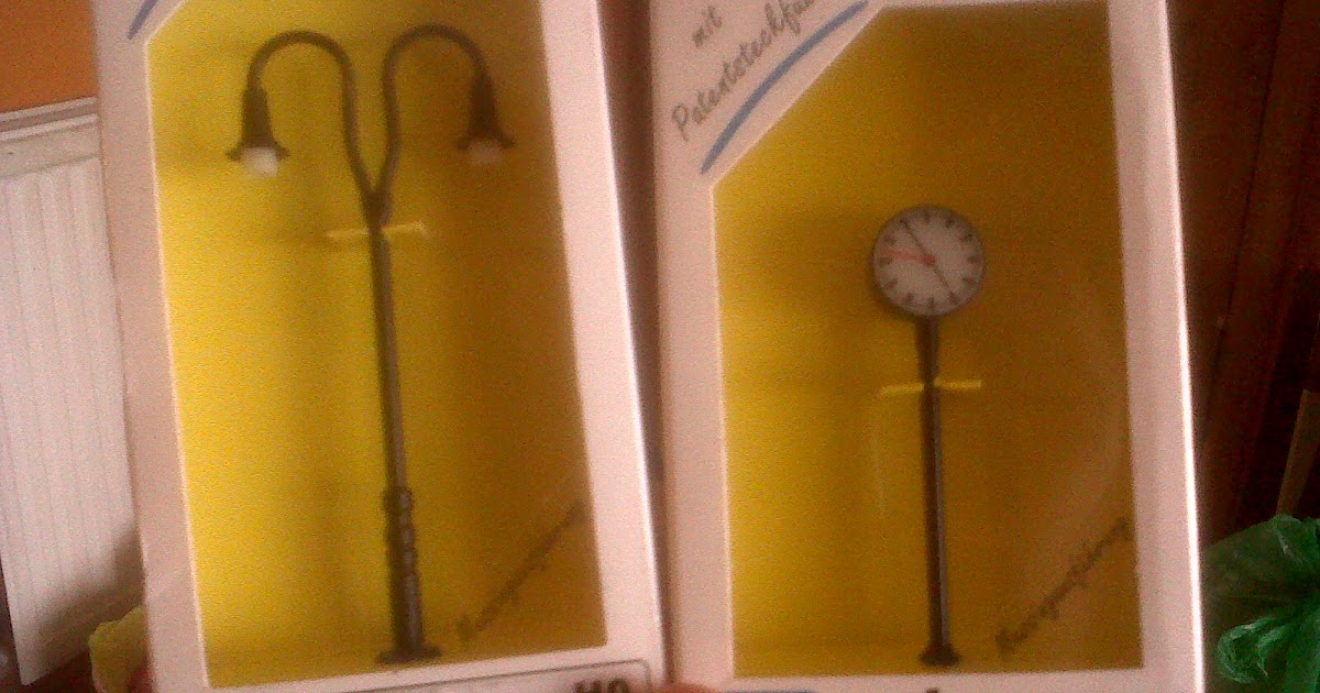 French Model Railway: HO scale street lights