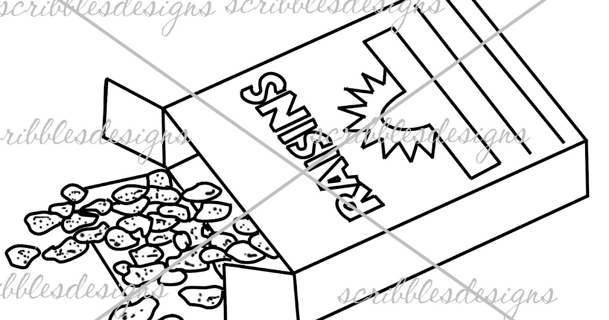 Raisin Box Clipart