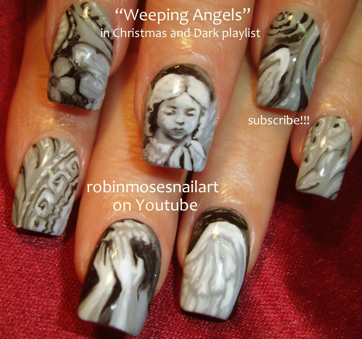 Nail Art by Robin Moses: "scary nails" "gore nails" "horror nails ...