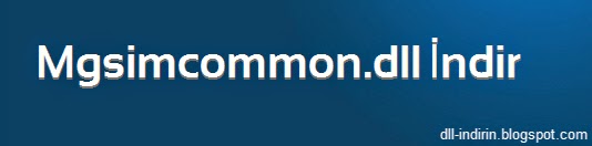 DLL İndir - DLL Hatası Çözümü: Mgsimcommon.dll Hatası Çözümü ...
