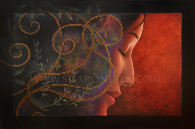 White Wolf : Sharon Irla - Award winning Cherokee artist.