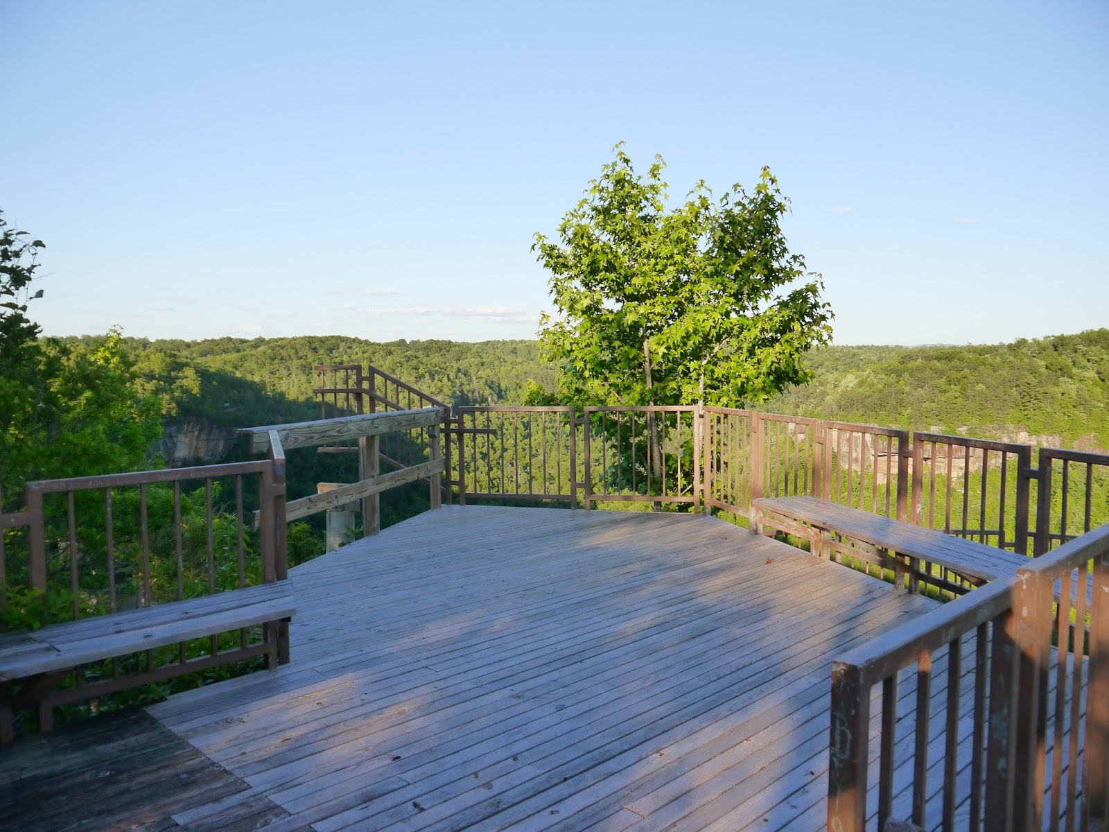 American Travel Journal: Blue Heron Overlook - Big South Fork National ...