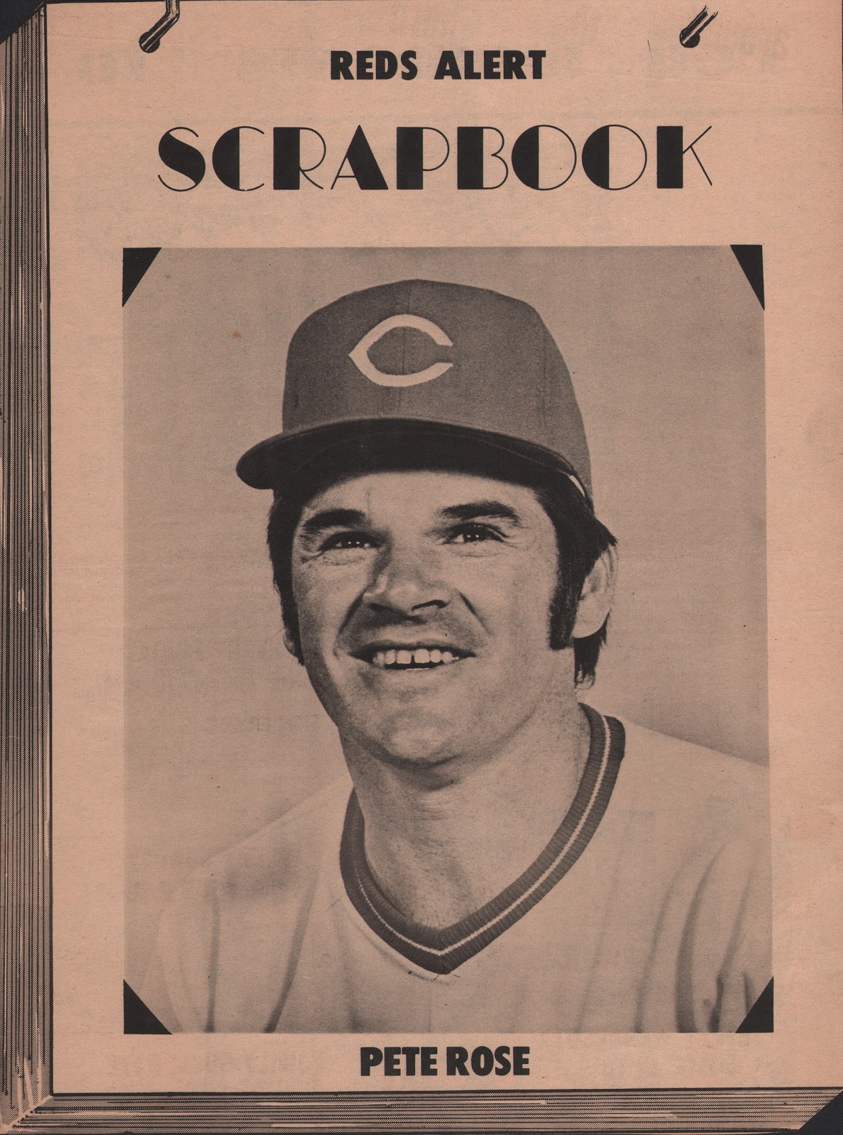 Uncataloged Baseball Cards: 1974 Reds Alert Scapbook
