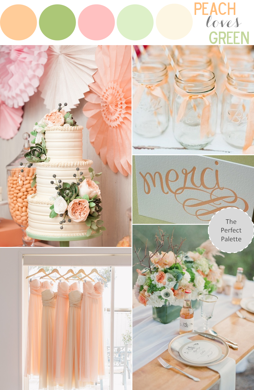 Color Story | Peach Loves Green | The Perfect Palette
