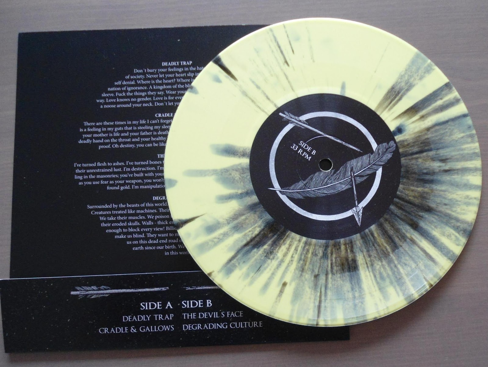 hardcore/metal vinyl: stillborn - degrading culture