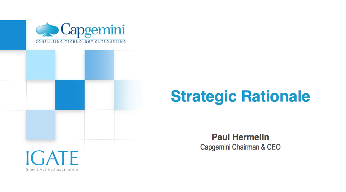 Capgemini adquire Igate por US$ 4 bilhões, com foco no mercado norte ...