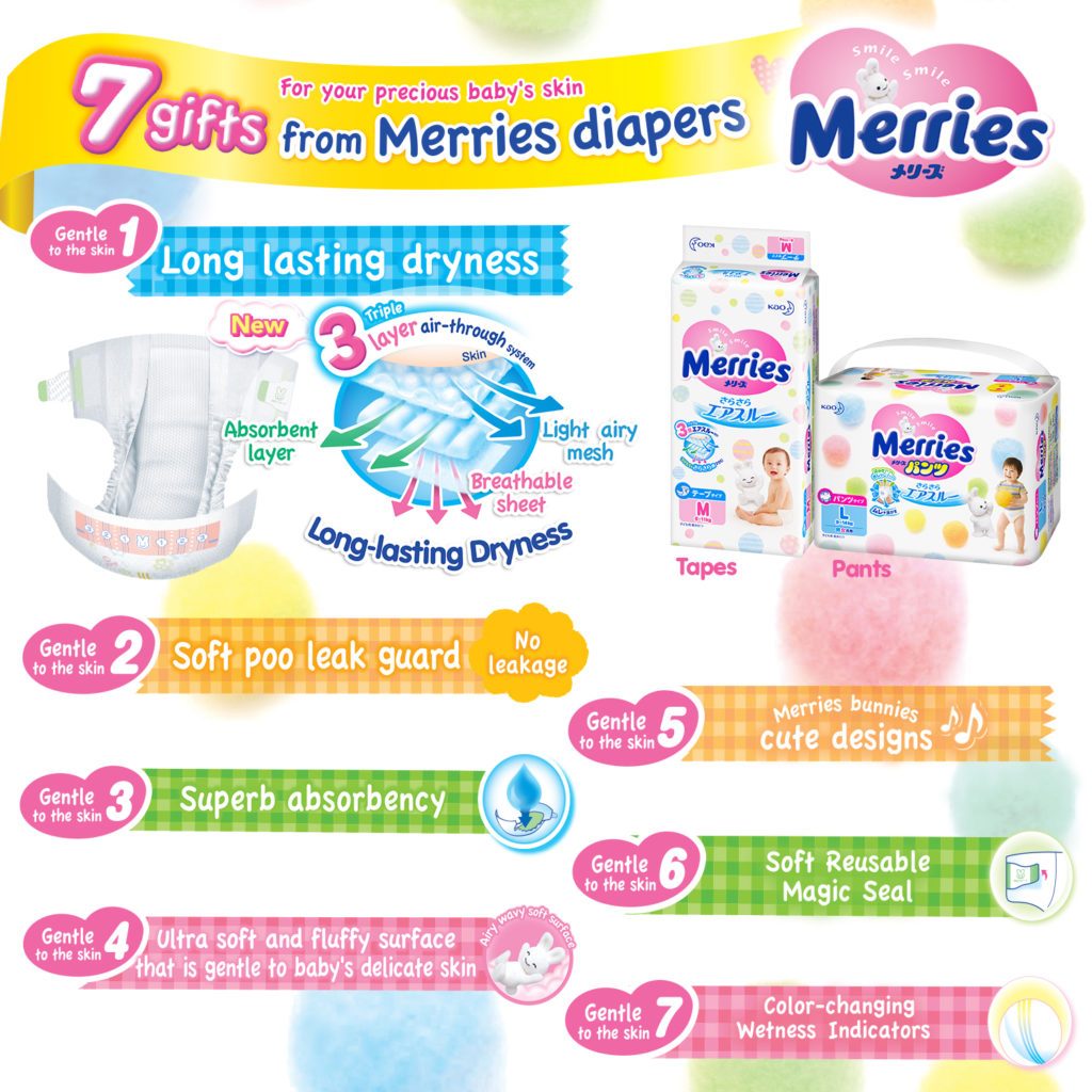 Merries Diaper: for Your Baby's Long Lasting Smile | Rolled Into One Mom
