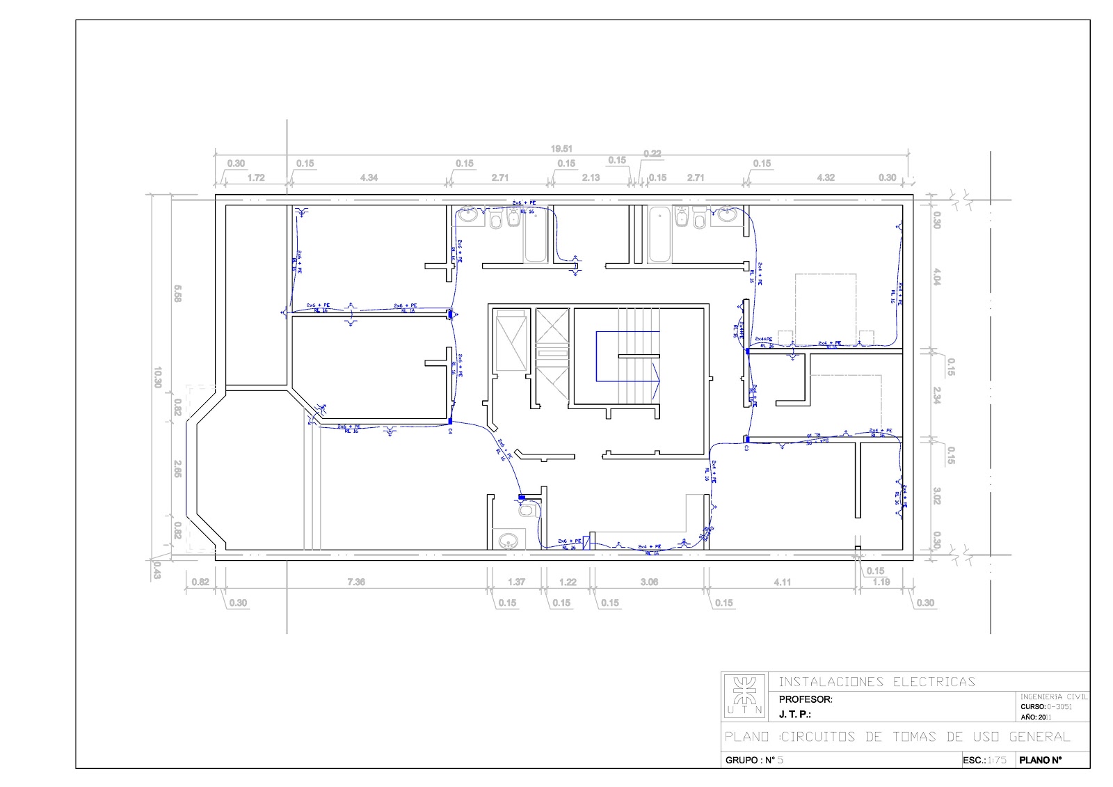 Detalles constructivos CAD: Planos de instalación eléctrica
