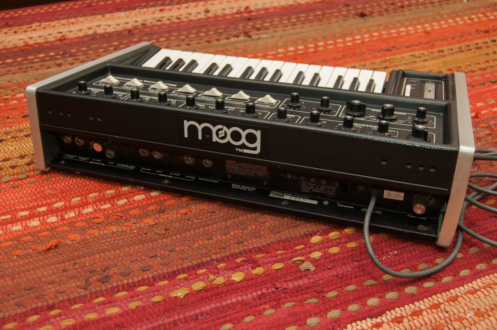 MATRIXSYNTH: Moog Micromoog Analog Synthesizer w/ Custom Sides SN 6925
