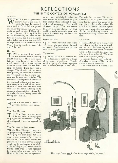 Lyssa humana: First Lines: George W.S. Trow - Within the Context of No ...