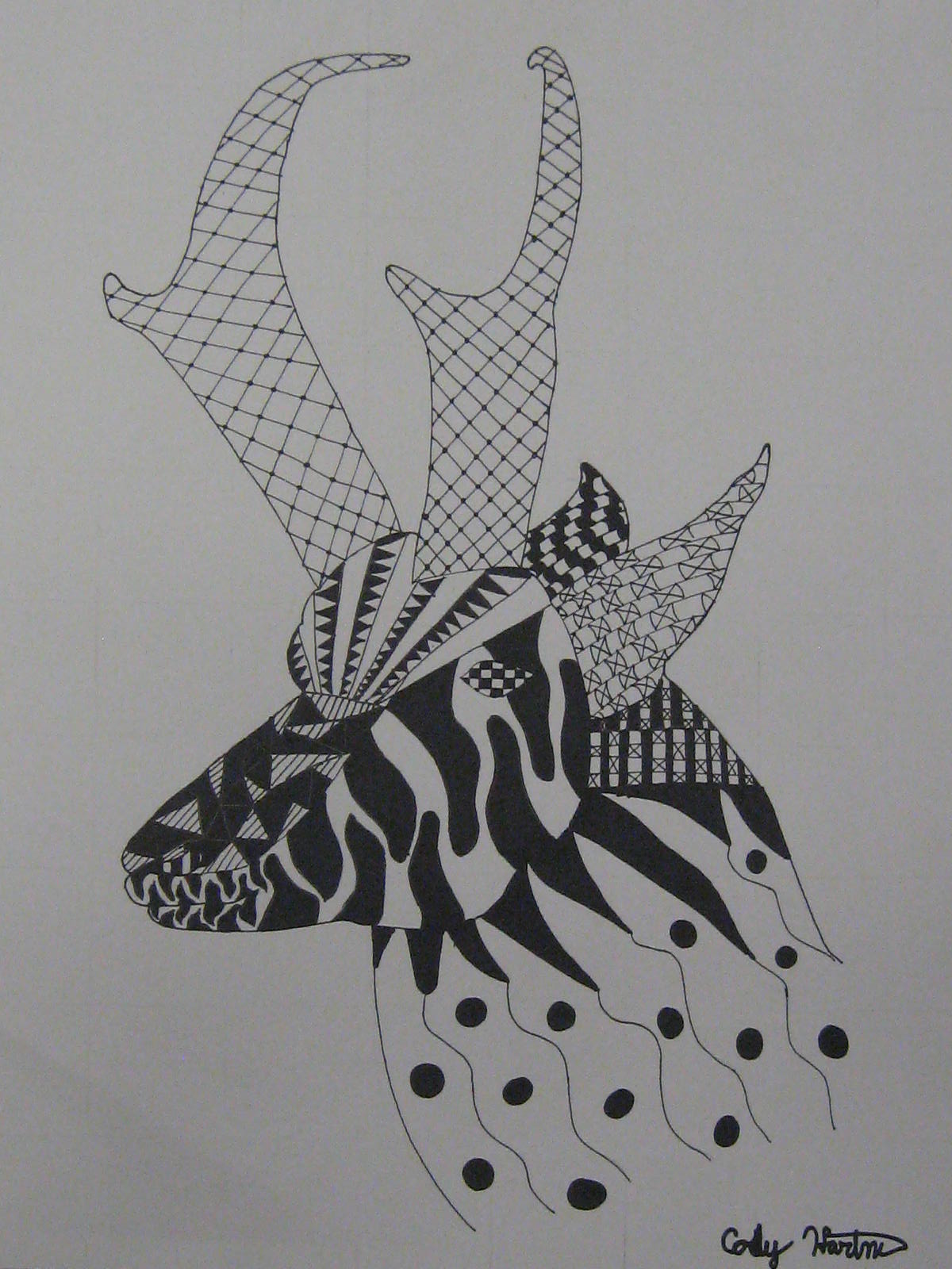Make it Artwork : Zentangle Animals