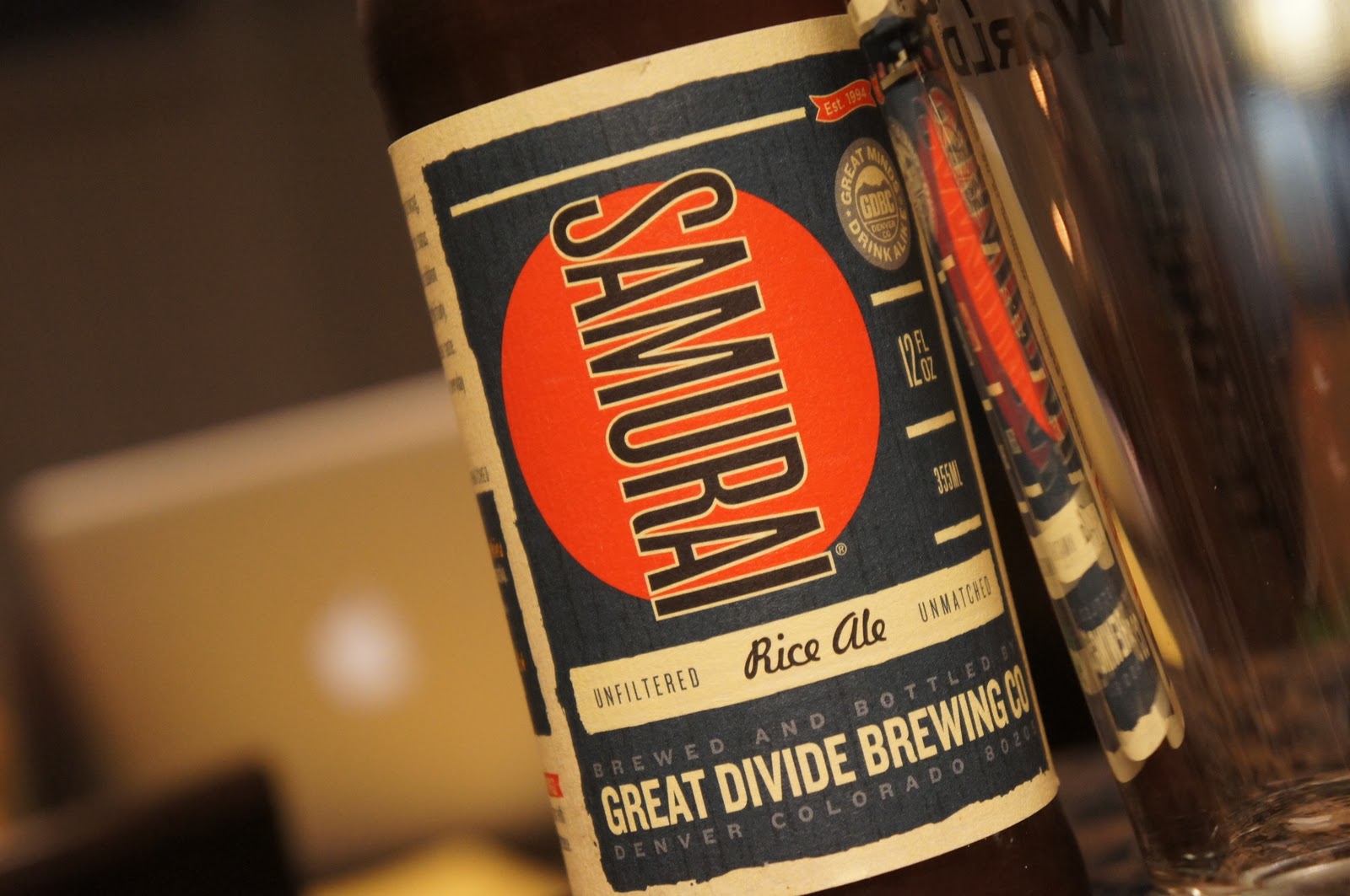 gulp! beer blog.: Great Divide Brewing Company - Samurai Rice Ale