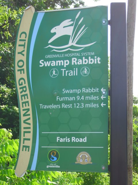 Around Greenville, South Carolina: The Swamp Rabbit Trail