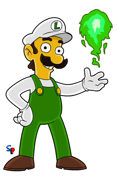 Fire Luigi 8 Bit