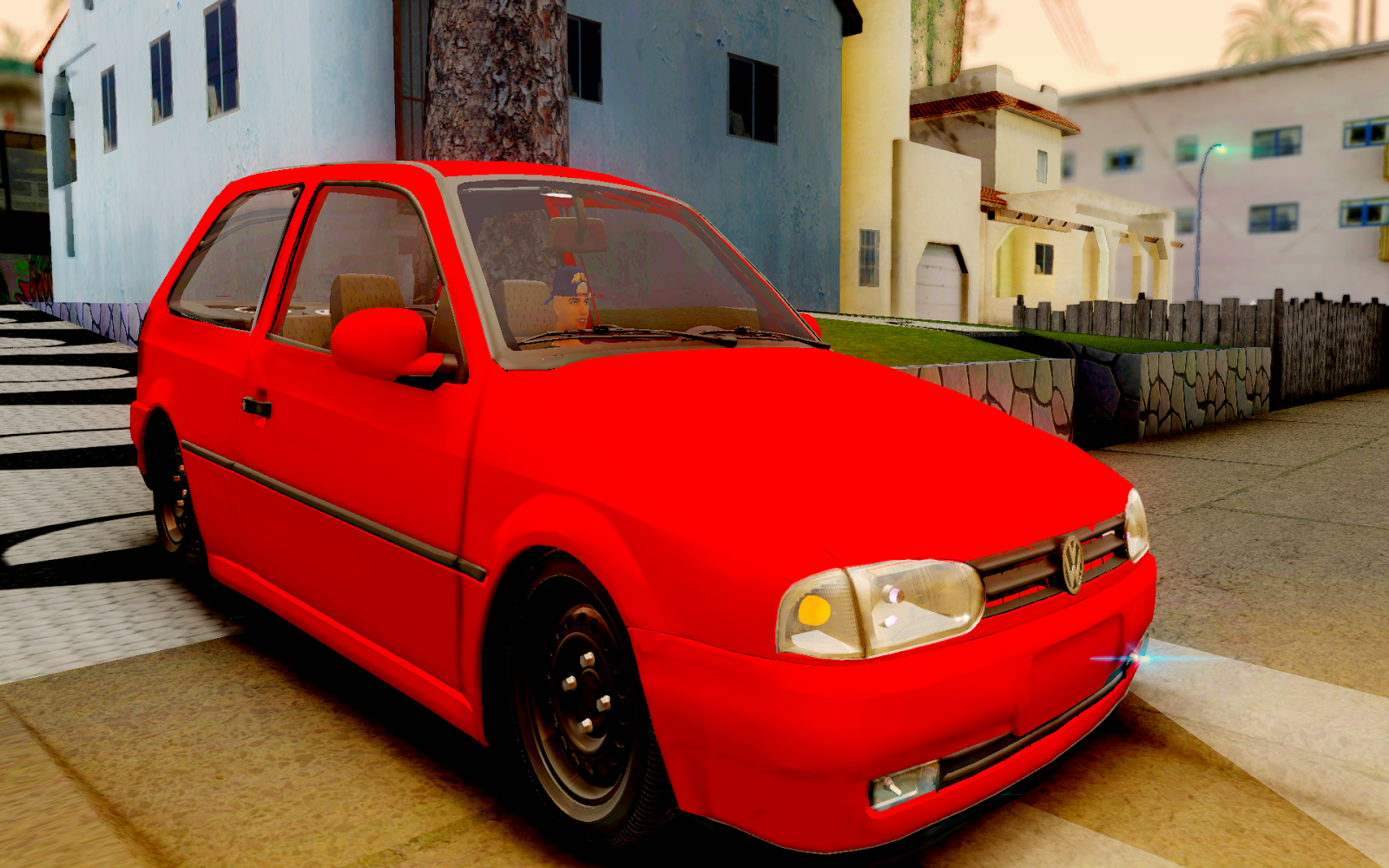 VOLKSWAGEN GOL G2 C/ RODAS DE FERRO BLACK ~ DestryerMods