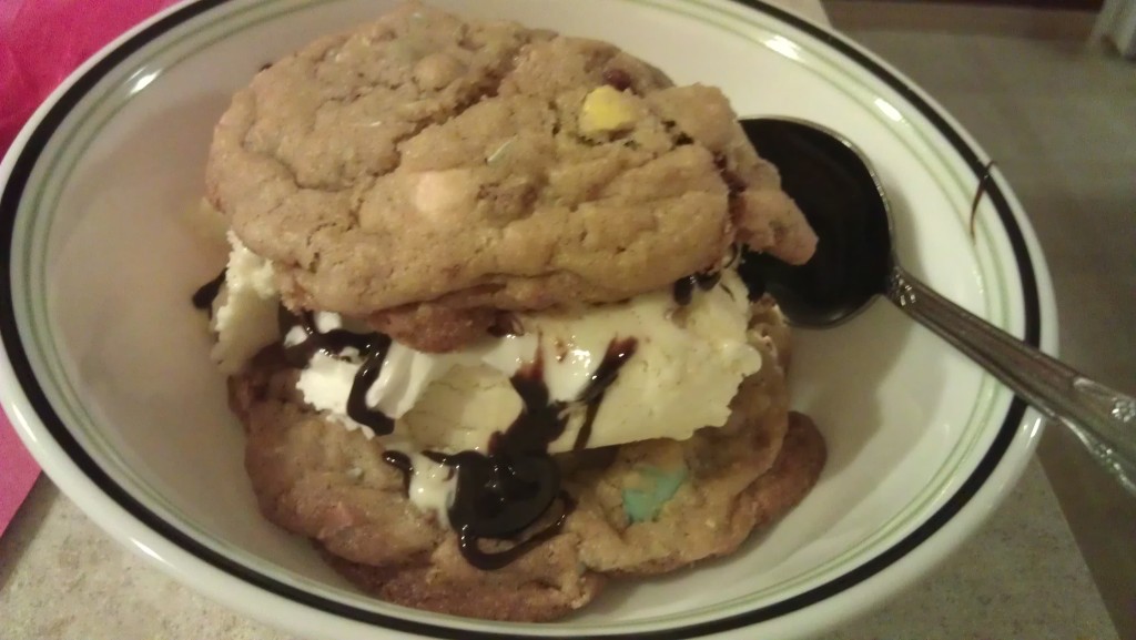 Sweet Treats.: Cadbury Mini Egg Cookie Sundaes