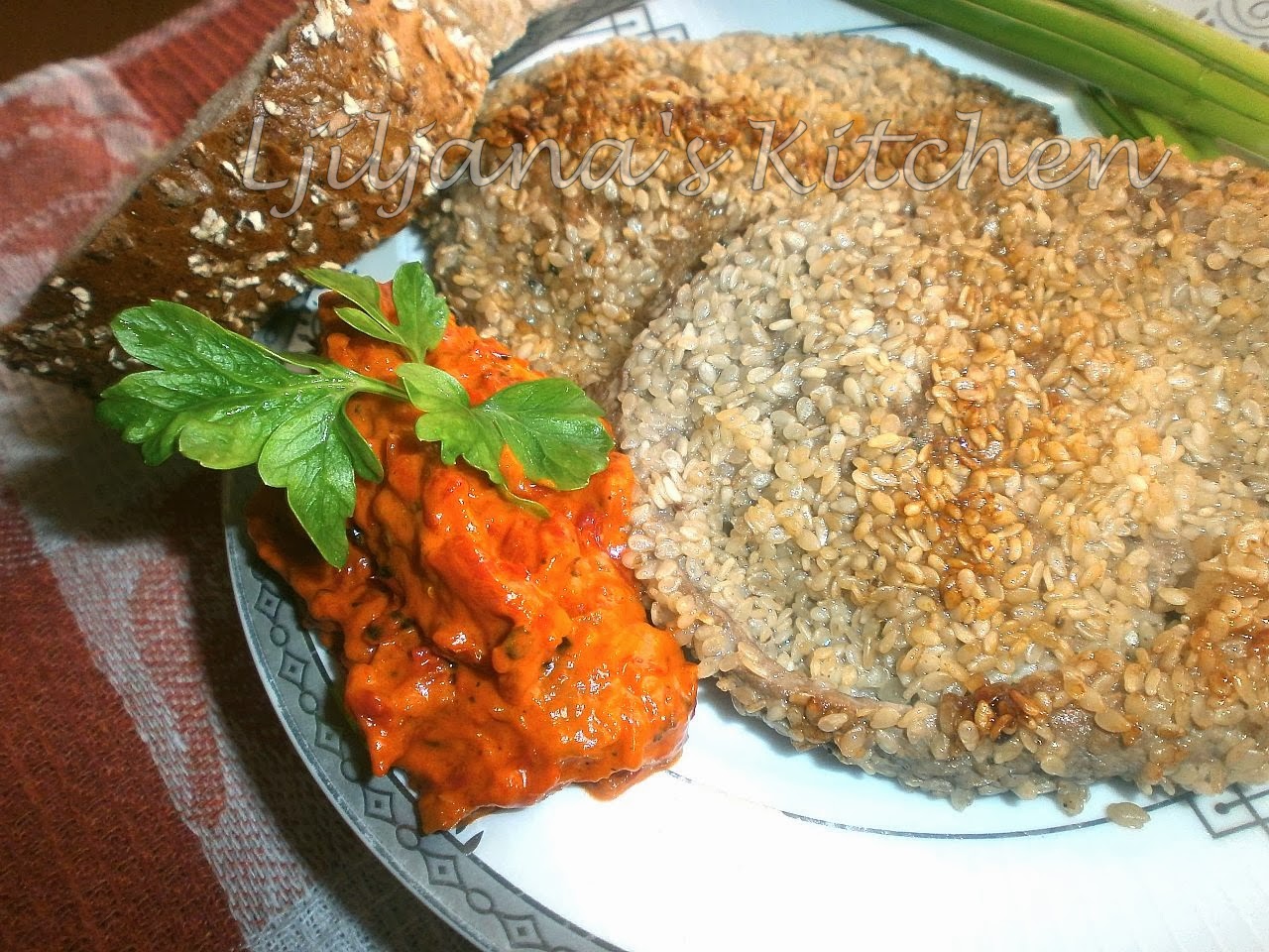 TELEĆE ŠNICLE U SUSAMU