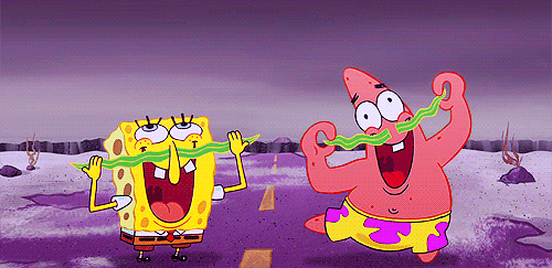 Bob Esponja y patricio gif - Imagui