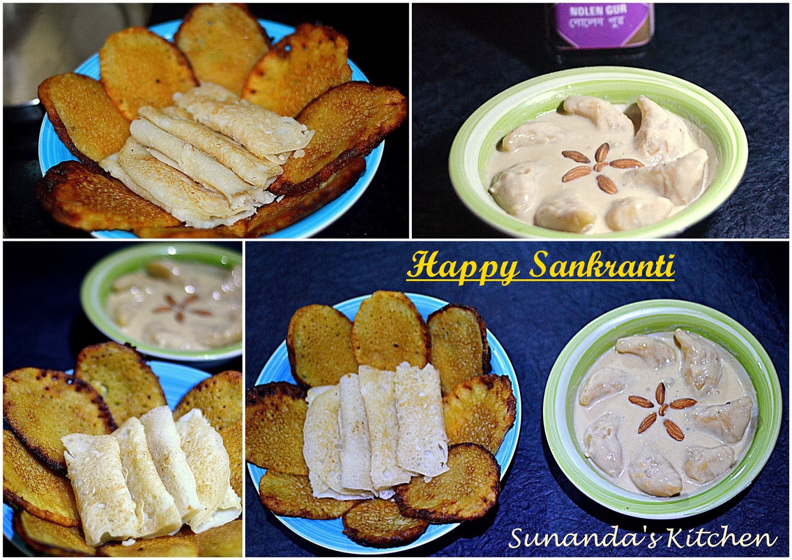 Recipes from Sunanda's Kitchen: Doodh Puli Pithe