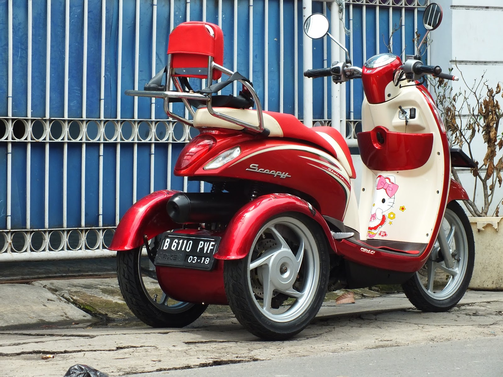 Oracle Modification Concept: HONDA SCOOPY FI TRIKE (RODA TIGA) Middle ...