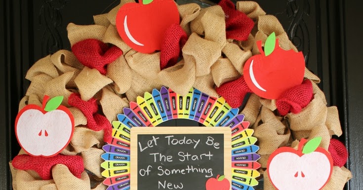 Fall/Back To School Wreath