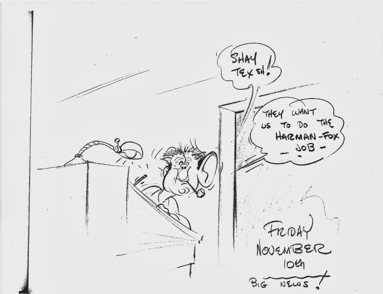 Filboid Studge: Irv Spence's Cartoon Diary: November 10, 1944