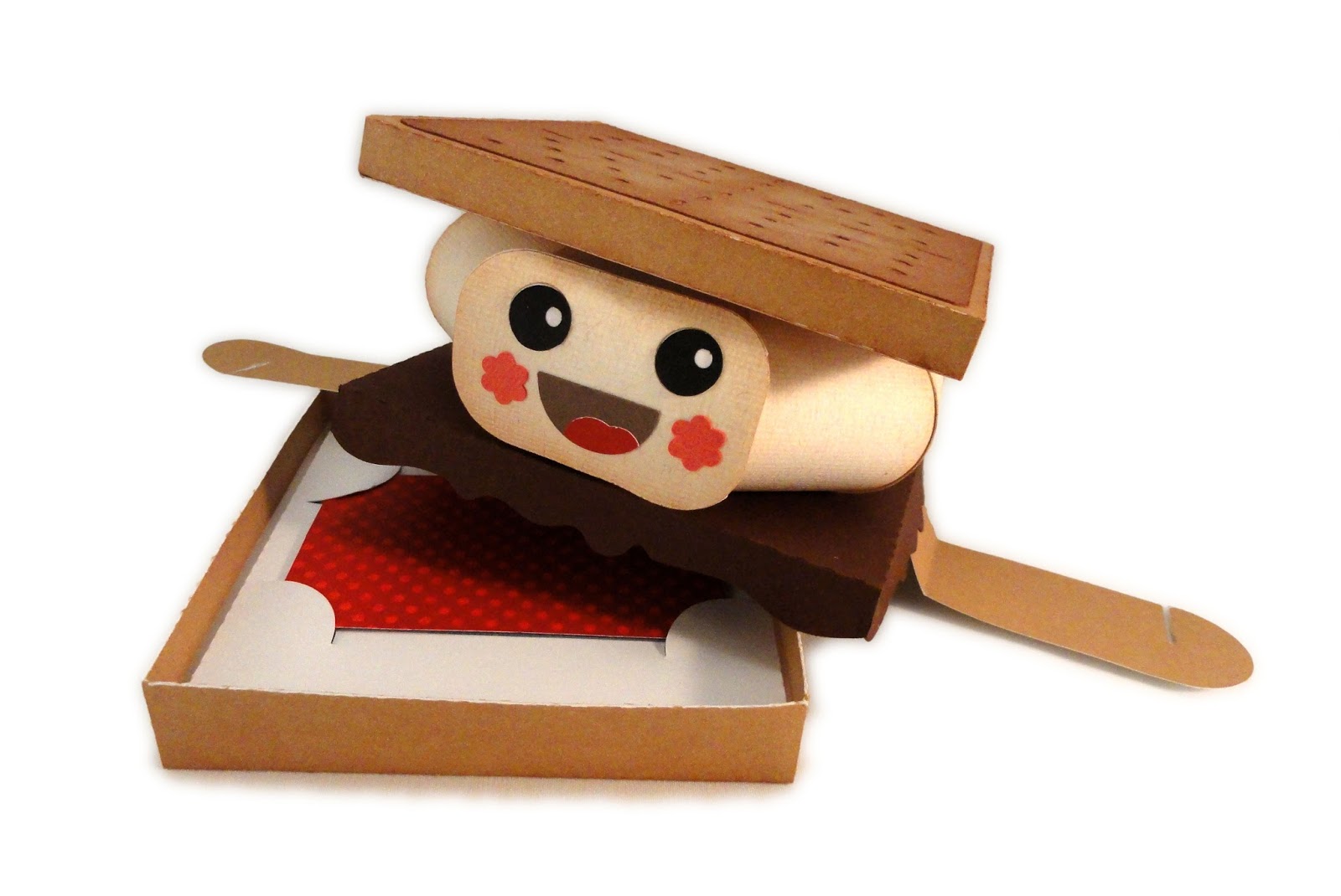 Needles 'n' Knowledge: S'mores 3d Gift Card Box Assembly Guide