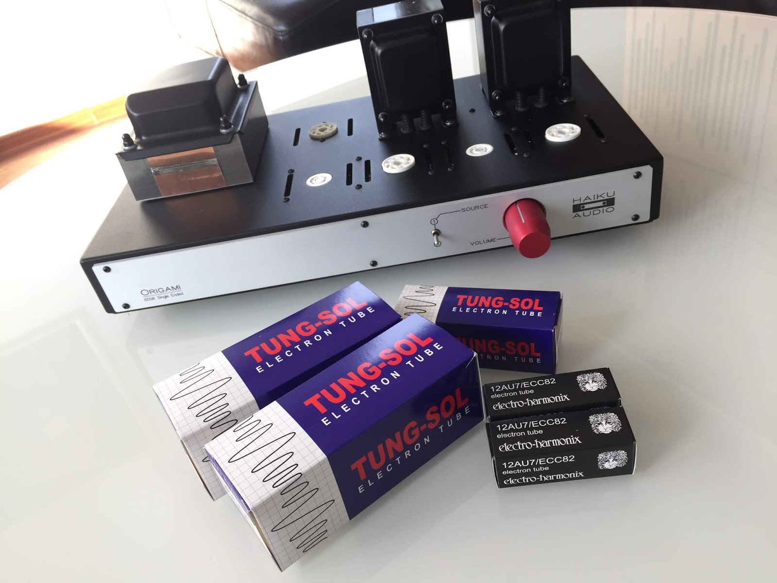 Stereo i Kolorowo - Underground: Wzmacniacz lampowy Haiku-Audio Origami ...