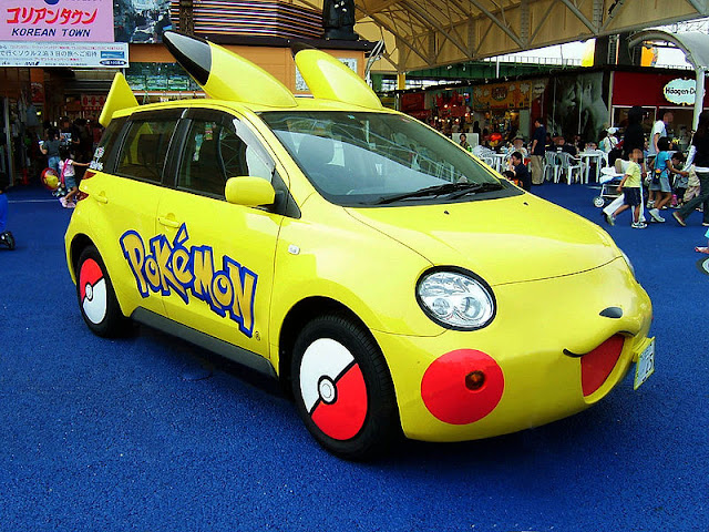 Definitely Motoring: The Pokemon car